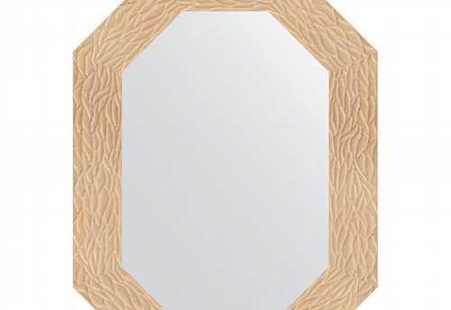 Зеркало Evoform Octagon BY 7177 56x76 золотые дюны