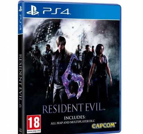 Игра resident evil 6 ps4/ ps5