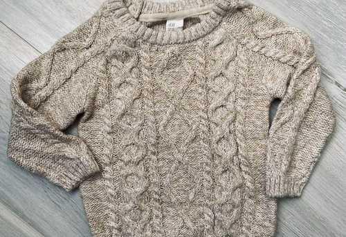 Вязаный свитер детский hm 68 новый