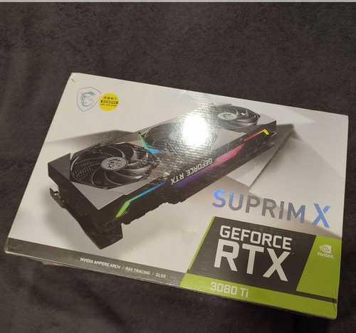 Видеокарта MSI GeForce RTX 3080 Ti suprim X