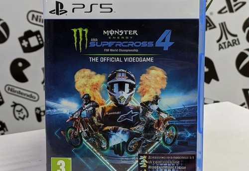 Monster Energy Supercross 4 PS5 New