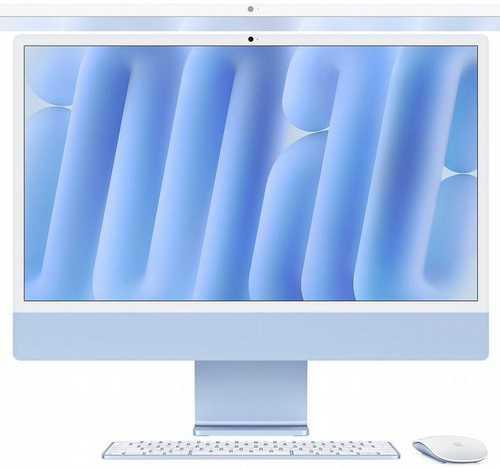 Apple iMac 24" M4 CPU 8-Core, GPU 8-Core, 16GB, 256GB, 2024 Blue mwuf3