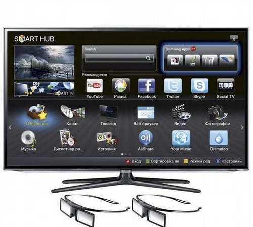 Samsung UE40ES6100W full HD 200 Гц smart TV wi-fi