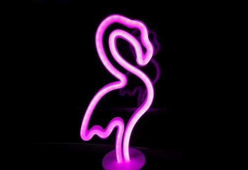 Светодиодный неоновый светильник, фламинго