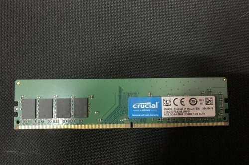 Оперативная память 8192Mb DDR4 в ассортименте