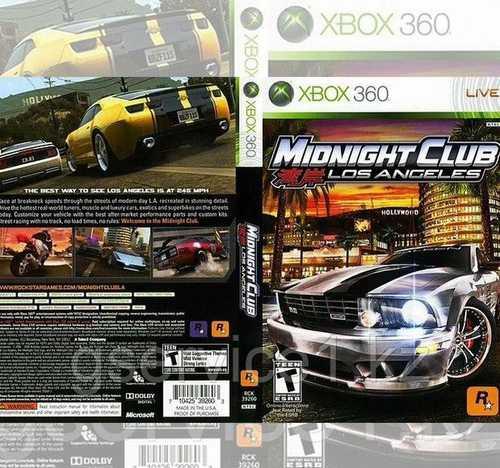 Midnight Club Los Angeles xbox 360