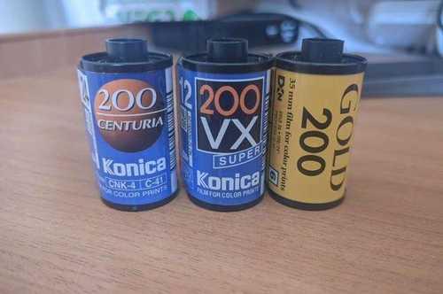 Пленка Kodak Gold 200, 36, Konica 200 просрочка