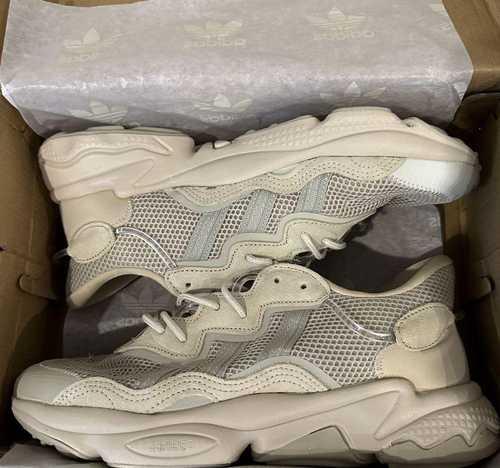 Кроссовки Adidas Ozweego Beige – в упаковке