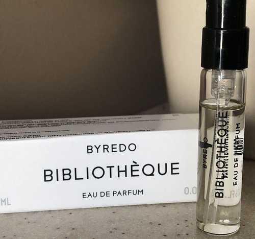 Byredo Bibliotheque, пробник 2 мл