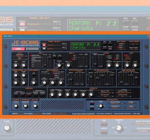 Легендарный синт Roland JP 8000 (AU / VST плагин)