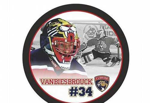 Шайба Игрок нхл vanbiesbrouck Флорида №34 1-ст