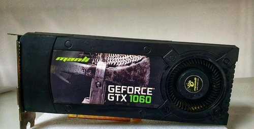 Видеокарта Manli GeForce GTX1060 6GB,gddr5