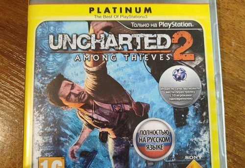 Диск uncharted among thieves 2