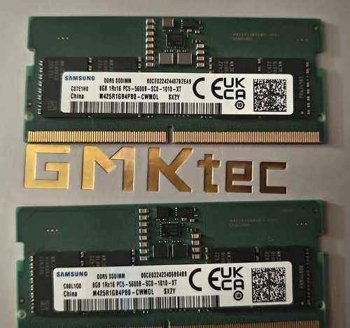 Оперативная память ddr5 sodimm 16gb Samsung 5600