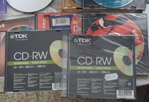 Диски CD- RW. И один dvd + rw