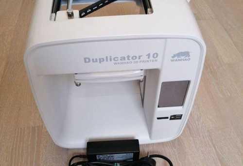 3д принтер duplicator 10 wanhao