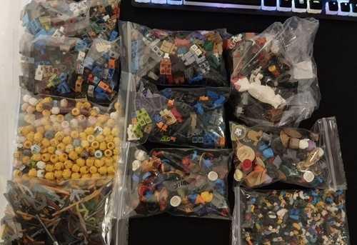 Lego россыпь 300 минифигурок оригинал