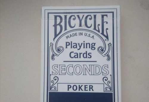 Игральные карты bicycle seconds и magic five