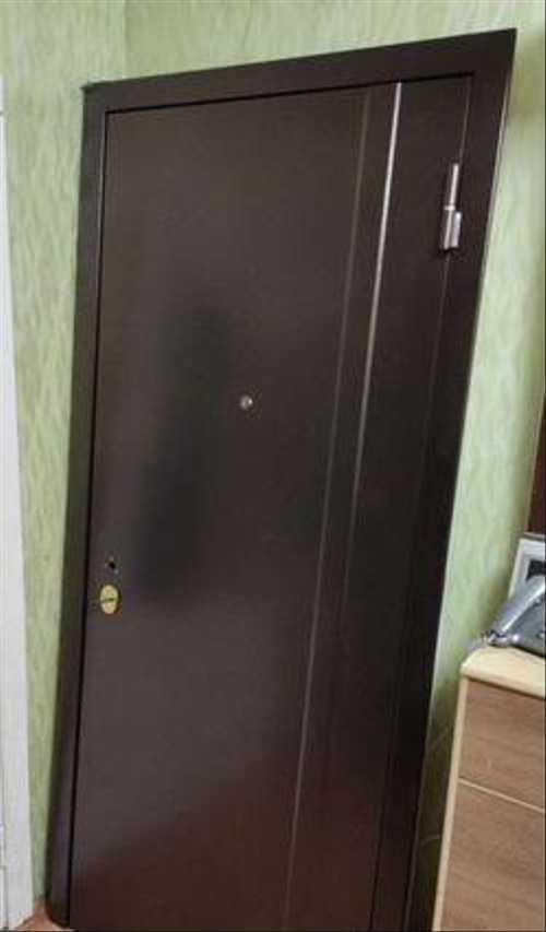 Дверь металлическая, металл 2 мм, 90*210 см
