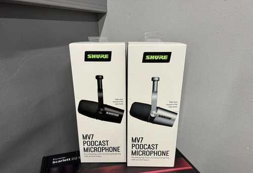 Shure Motiv MV7 USB / XLR Black / Silver Микрофон