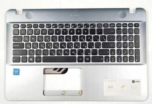Топкейс с клавиатурой ноутбука Asus X541U голубой
