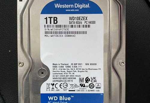Жесткий диск wd blue 1tb