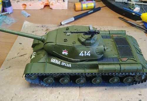 Модель советского танка ис2 в 35 масштабе