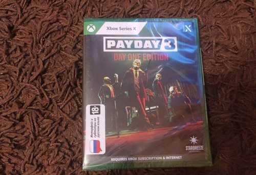 Игра на Xbox series x Payday 3 Day one edition