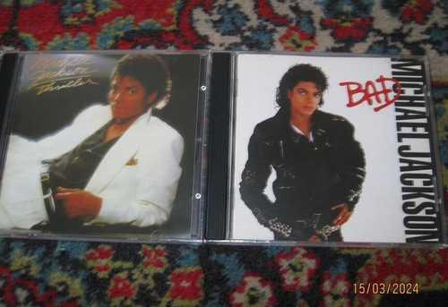 Сd диски Michael Jackson Bad 1987г и Thriller1982