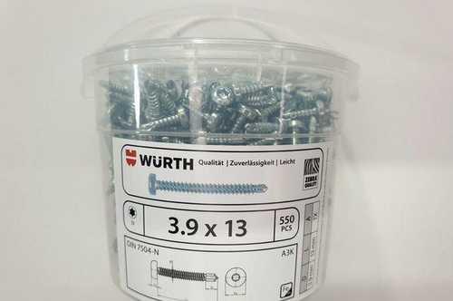 Wurth Саморез DIN 7504-N 3.9x13