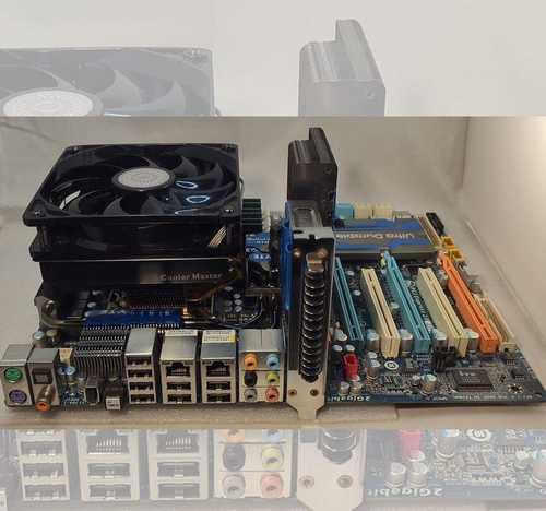 Комплект Gigabyte GA-EX58-Extreme + навесное