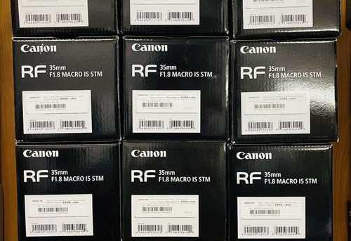 Canon RF 35mm f 1.8 macro is stm
