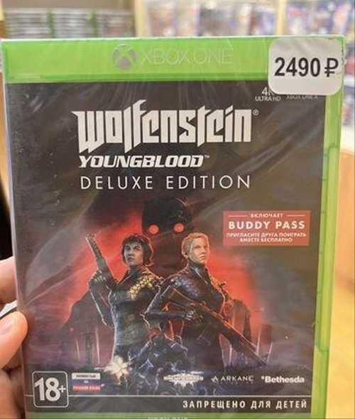 Wolfenstein: Youngblood. Deluxe диск для Xbox нов