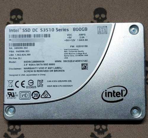 Intel ssd dc s3510 series 800gb