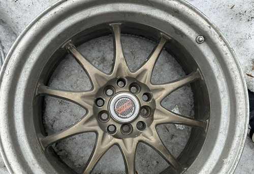 Диски с полкой r18 rays volk racing