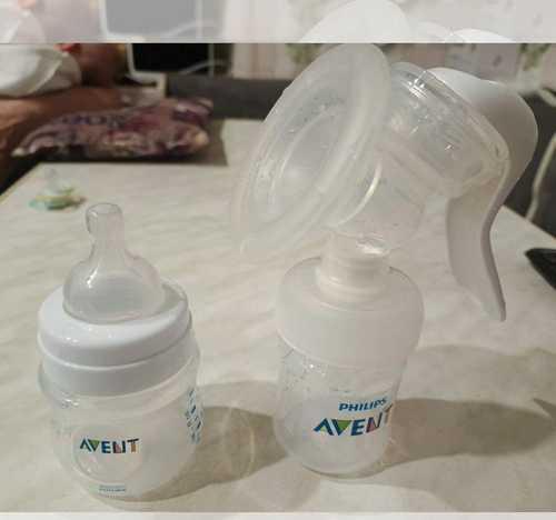 Ручной молокоотсос Philips Avent   бутылочка