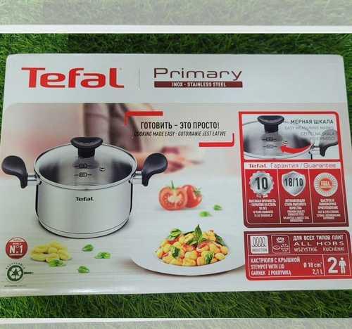 Кастрюля с крышкой Tefal Primary 2,1 л, 18 см