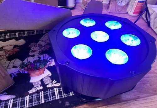 Интерерная подстветка Led par 7x12 rgbw