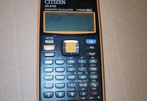 Инженерный научный калькулятор Citizen SR-270X