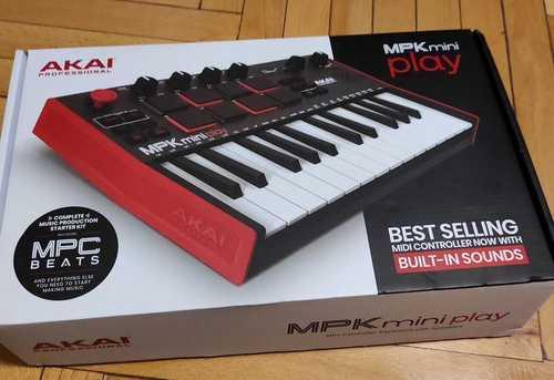 Akai mpk mini play midi клавиатура