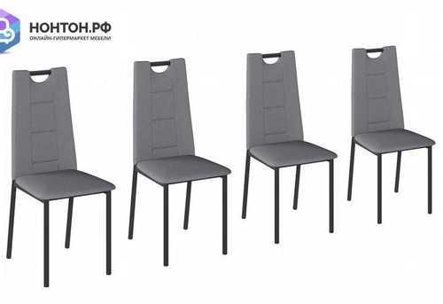 Комплект стульев Орлеан серый / черный