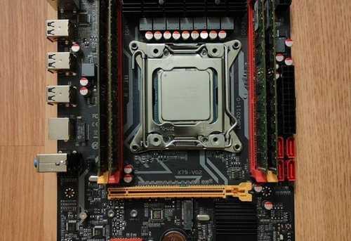 Комплект X79 + озу + Процессор(16 потоков) LGA2011
