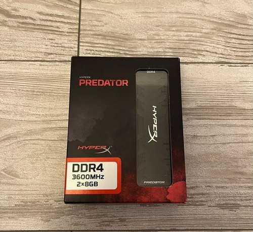 Kingston HyperX Predator 1B-die 16Gb 3600MHz Cl17