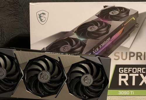 Видеокарта RTX MSI 3090ti suprim x 24gb