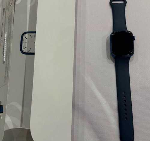 Apple Watch series 7 45 mm Blue Б/У
