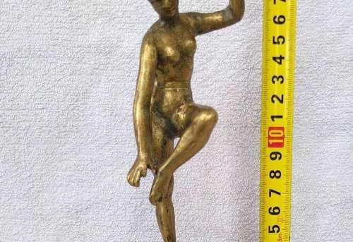 Статуэтка фигурка танцовщица бронза латунь