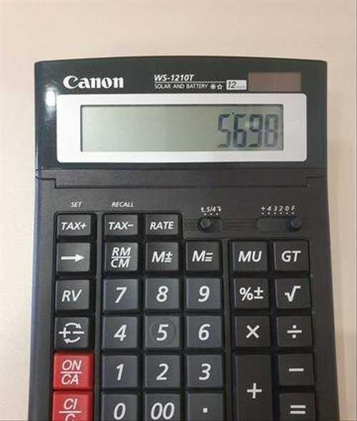 Калькулятор настольный Canon WS-1210Т
