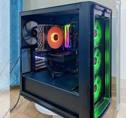 Игровой ПК, Ryzen 5 5600X, GeForce RTX 3060 12 ГБ, RAM 16 ГБ