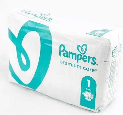 Подгузники pampers premium care 1