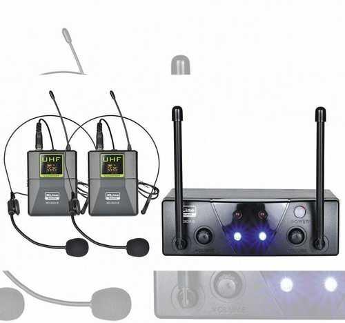 Xline MD-262A-B радиосистема двухканальная c двум